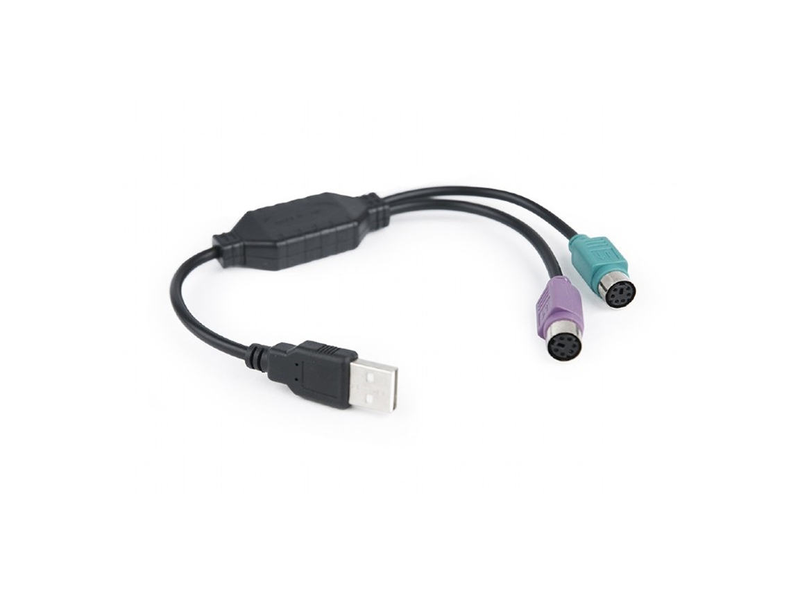 Adaptador Ps2 GEMBRID para Usb-A Macho / 2X Ps2 (Preto) | Worten.pt
