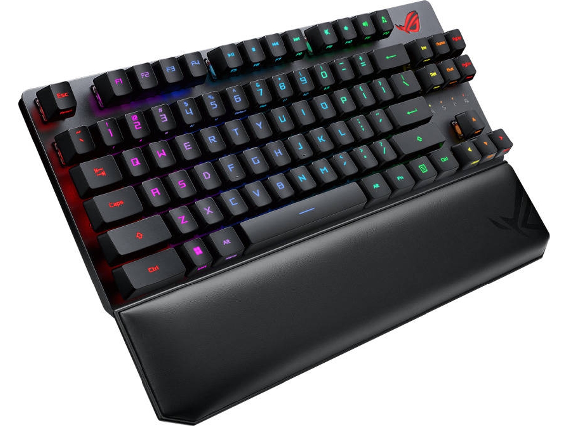 Teclado ASUS ROG Strix Scope RX TKL (Wireless - Mecânico - Inglês - Preto) | Worten.pt