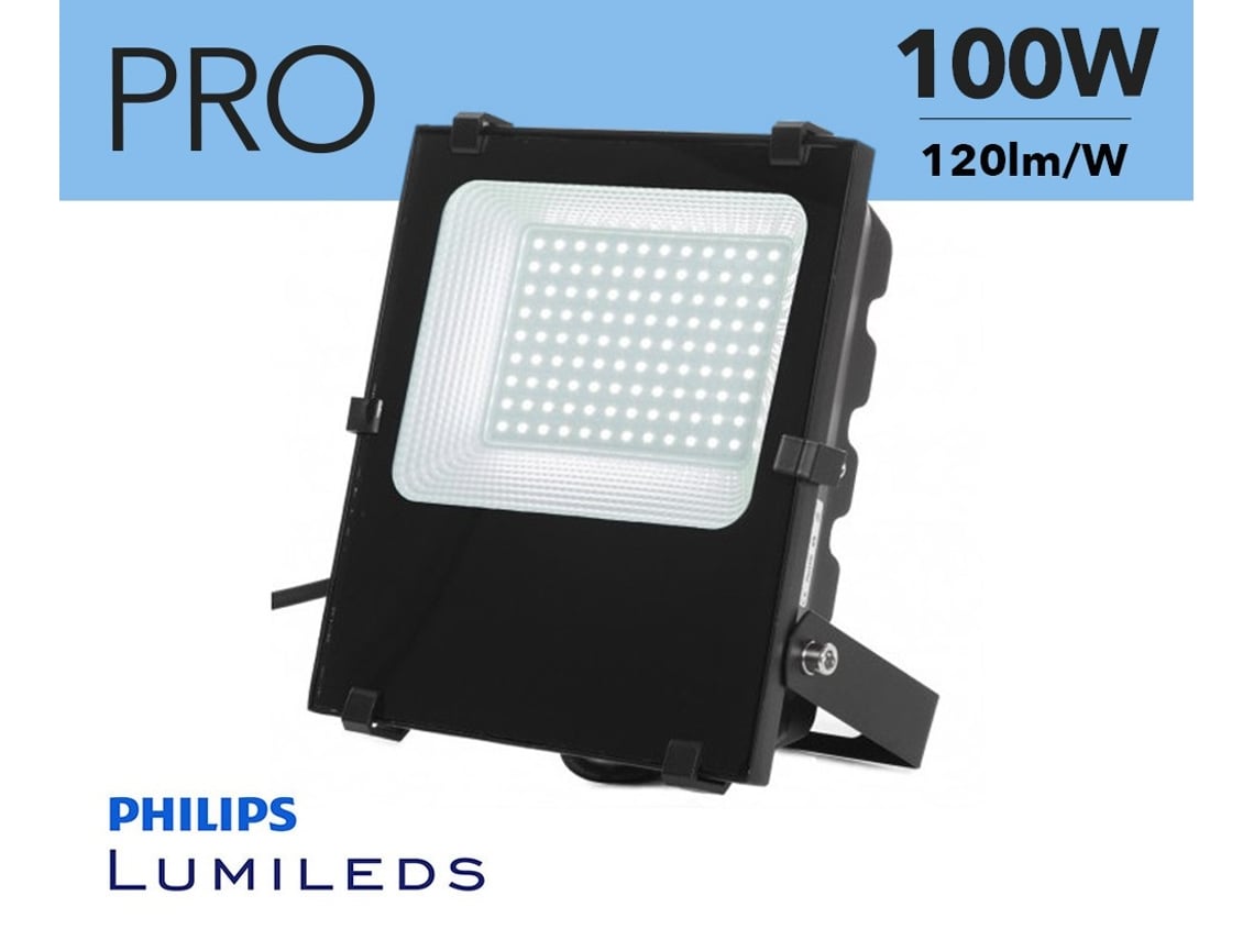 Projetor Led Exterior 100W Série Pro Chip Philips Ip65 | Worten.pt