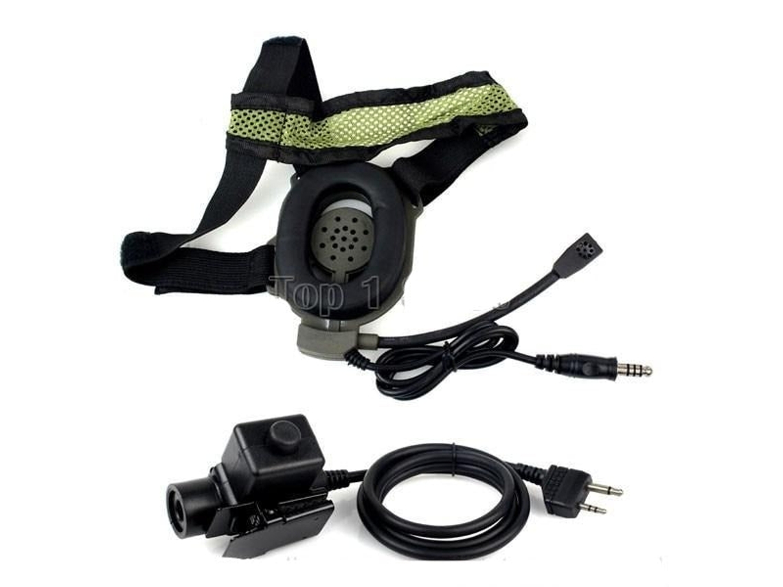 Auriculares com 2 Pinos Tactical Bowman Elite Ii Plugue de Cabo Ptt ...