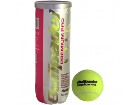 Bolas de Padel BULLPADEL Premium Pro (3 Bolas) | Worten.pt