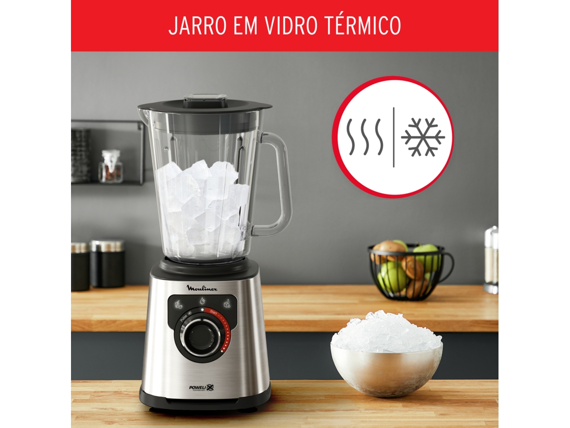 Liquidificadora MOULINEX Perfect Mix+ LM871D10 (1200 W - 2 L - Inox ...