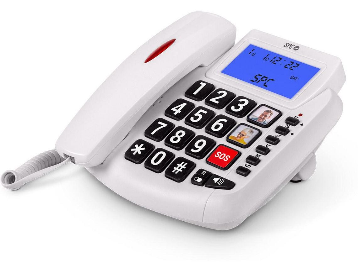 Telefone Fixo SPC 3296B Comfort | Worten.pt