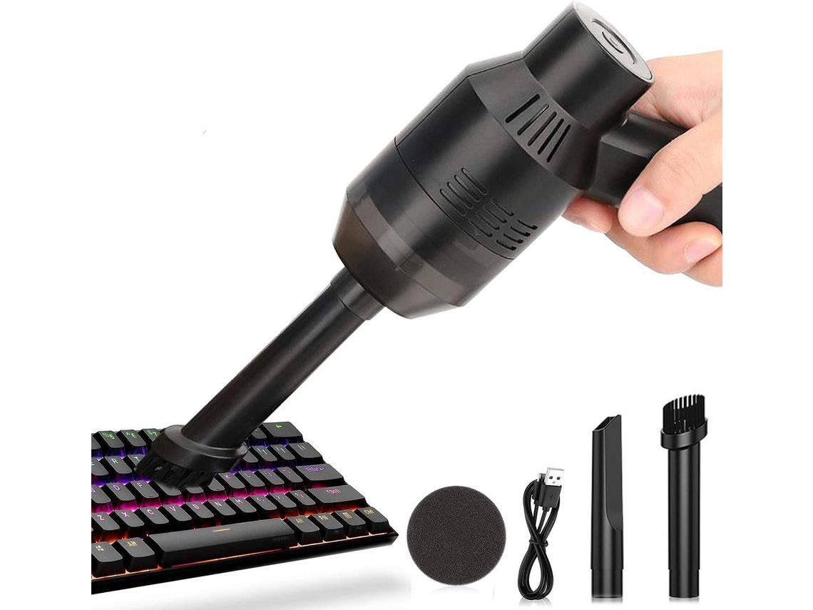 Computer Keyboard Vacuum Cleaner Mini Rechargeable Powerful Cordless ...