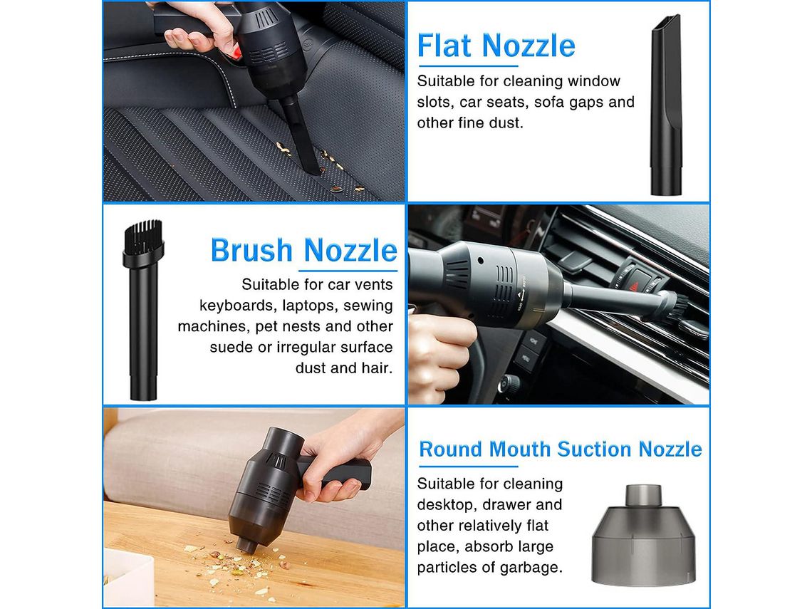 Computer Keyboard Vacuum Cleaner Mini Rechargeable Powerful Cordless ...