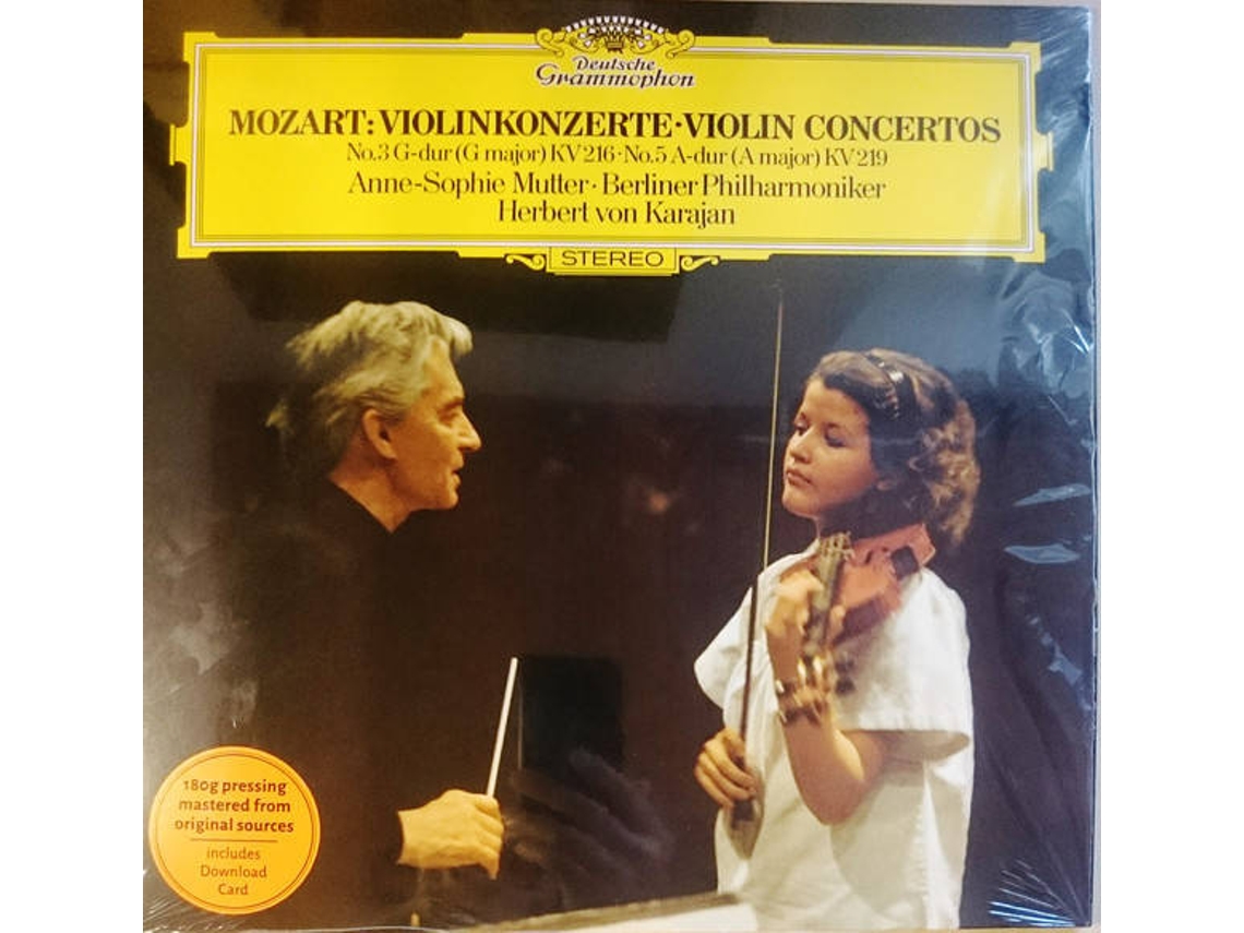 Vinil Mutter/Karajan-Mutter/Karajan:Mozart-Violin Concer | Worten.pt