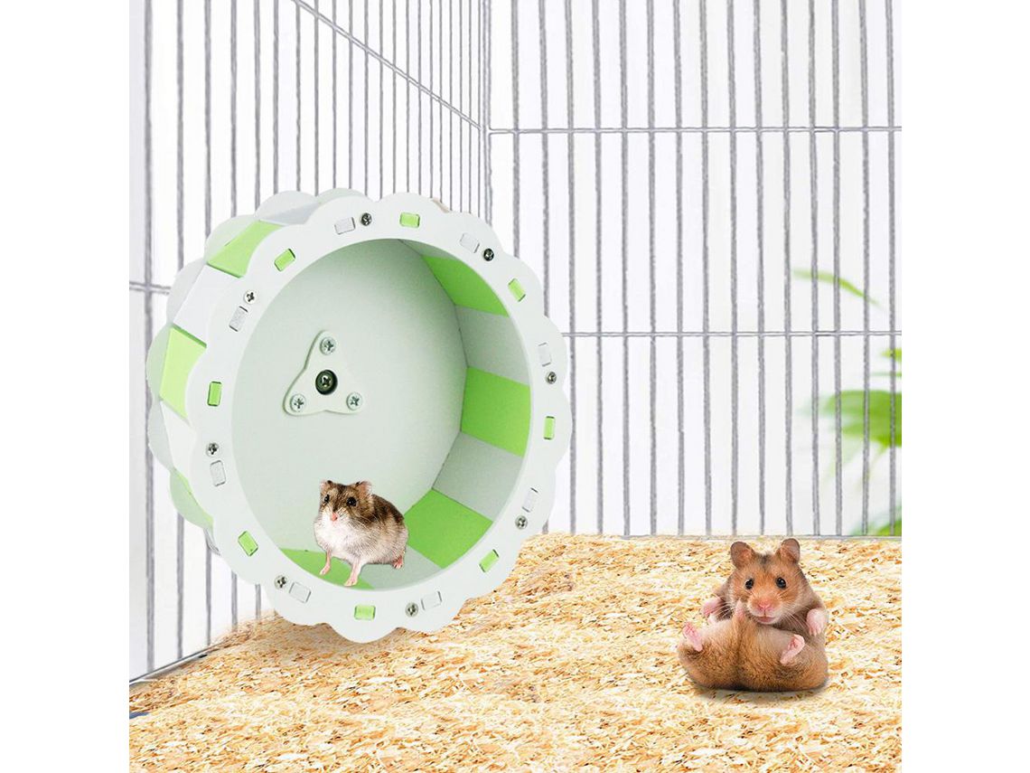 Roda De Hamster Silenciosa Pequena Para Gaiola De Hamster Exercício ...