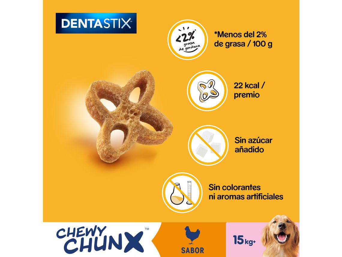 PEDIGREE Dentastix Chewy Chunks Snack de Higiene Oral para Cães de ...