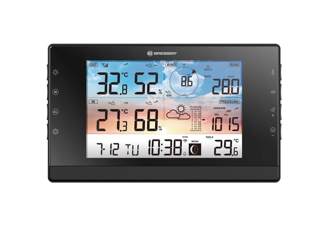 Estação Meteorológica Wsc 5 em 1 com Sensor Solar e Wifi BRESSER ...