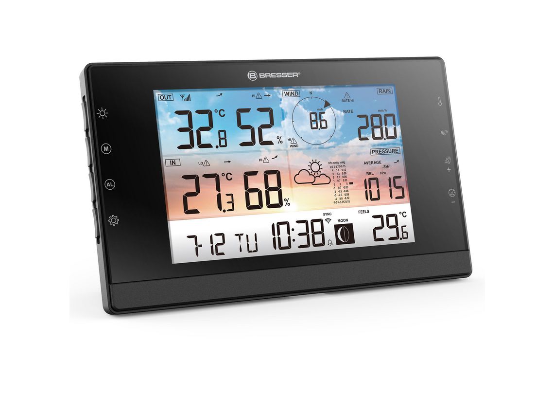 Estação Meteorológica Wsc 5 em 1 com Sensor Solar e Wifi BRESSER ...