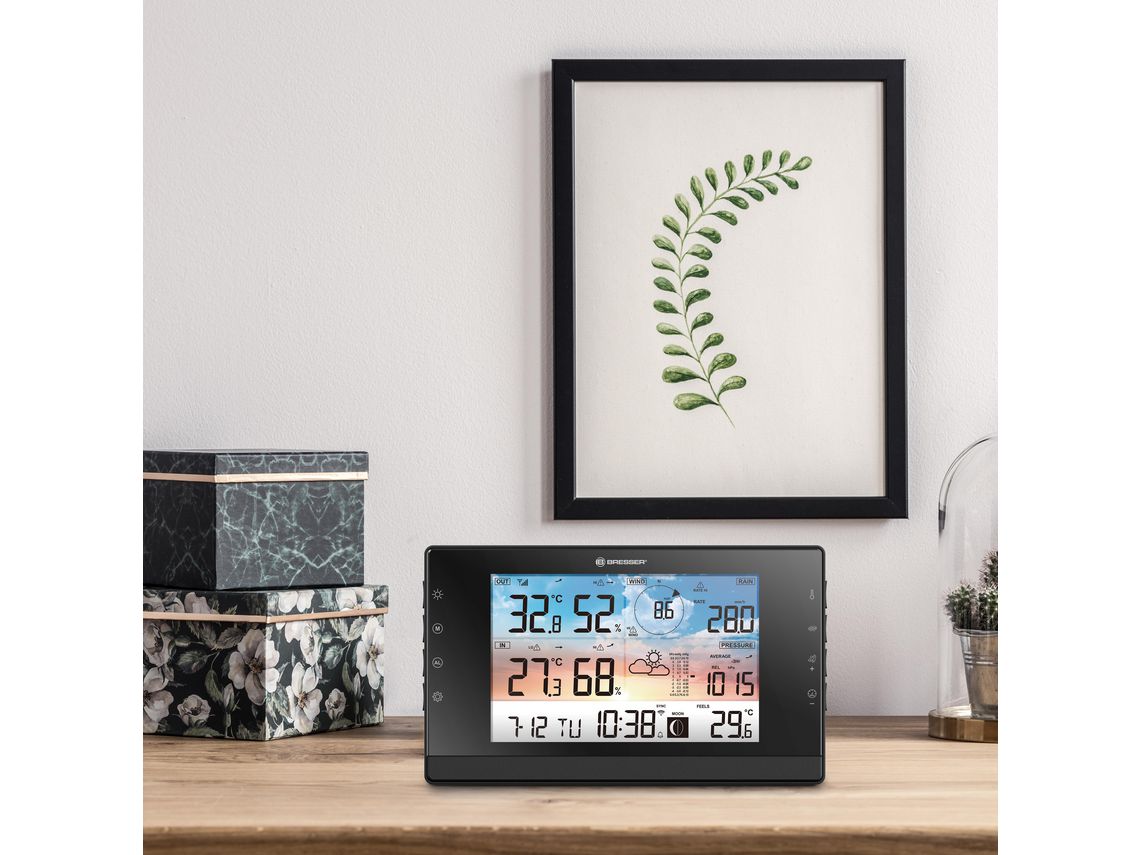 Estação Meteorológica Wsc 5 em 1 com Sensor Solar e Wifi BRESSER ...