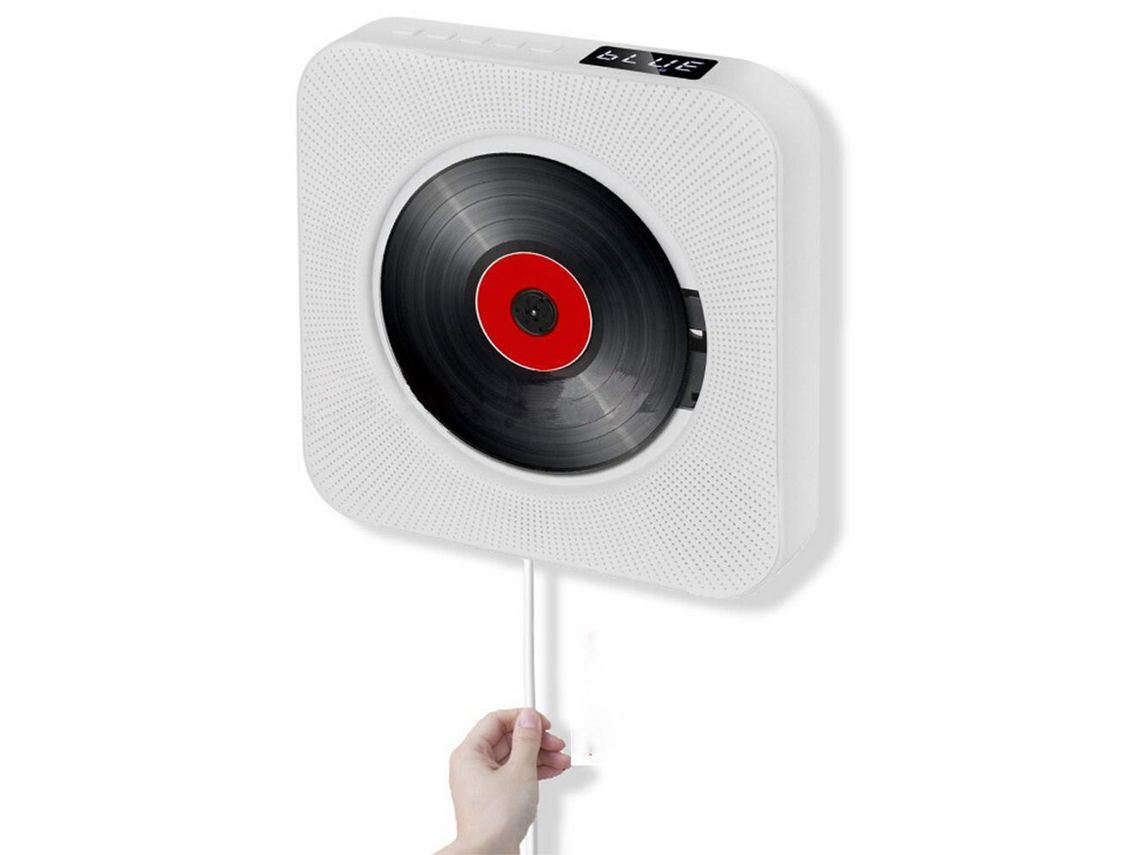 Coluna Cd Player Portátil com Bluetooth Música Montável na Parede ...