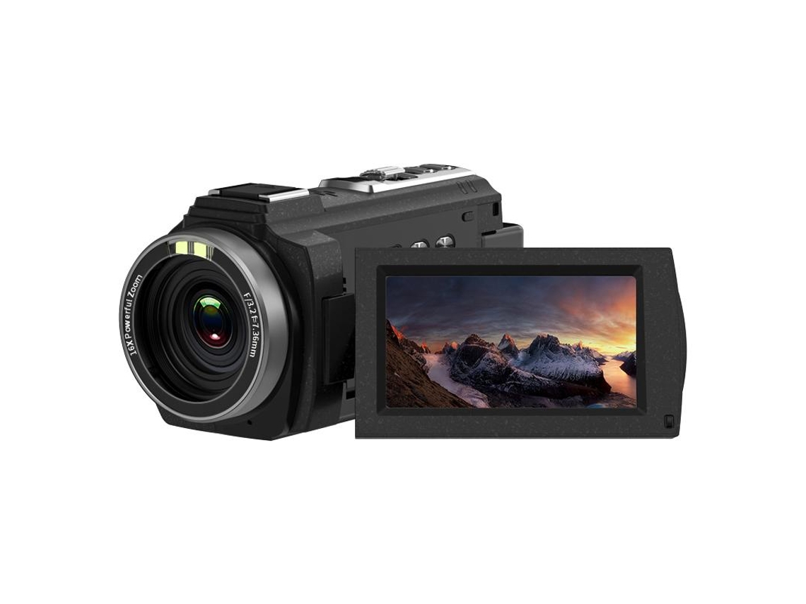 Câmara de Filmar INF 4K / 48Mp / Zoom 16X / Visão Noturna Preto | Worten.pt