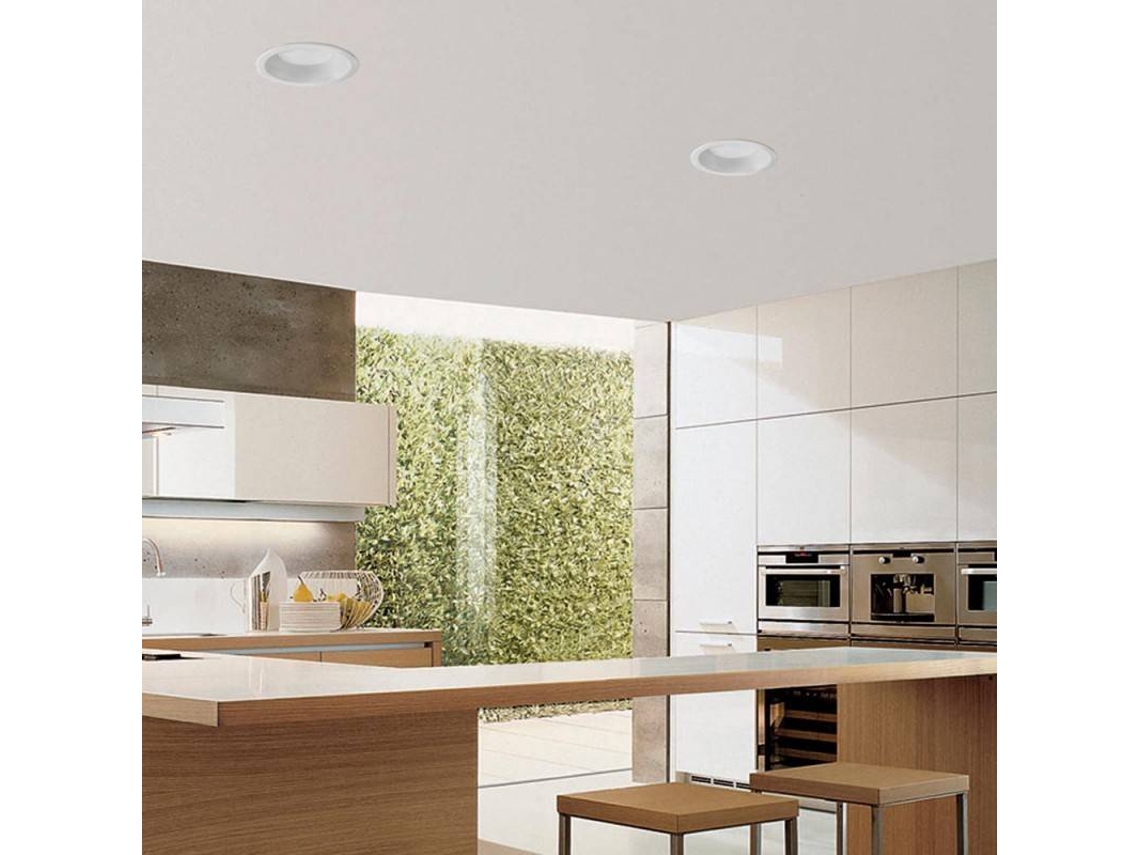 Downlight FARO BARCELONA Son 42929 (Branco - LED - 24 W - Alumínio ...