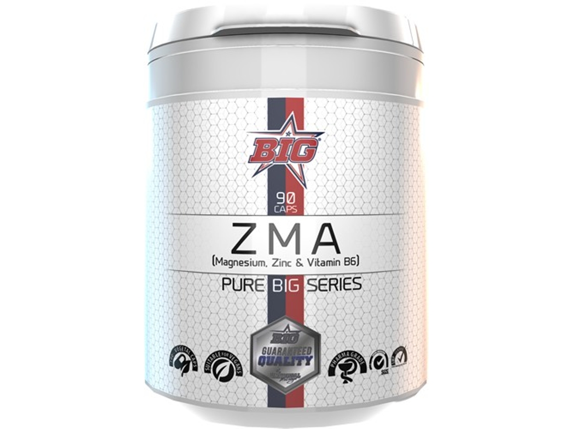 Suplemento Alimentar BIG Zma Pureseries / Magnesio + Zinc + Vitamin B6 ...