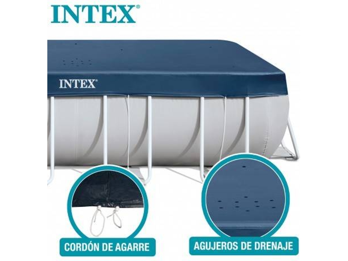 Cobertura de Piscina Retangular INTEX Easy Set (400x200 cm - Vinil ...