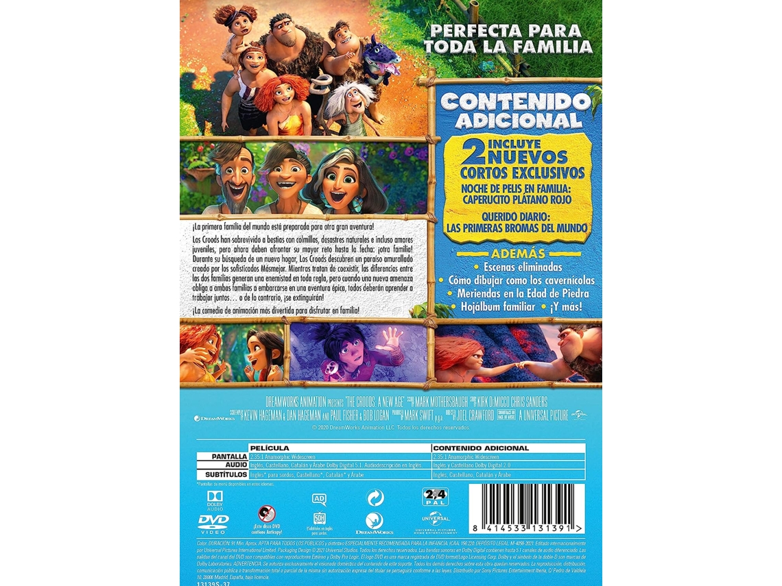 DVD The Croods: a New Age / Los Croods 2: Una Nueva Era | Worten.pt