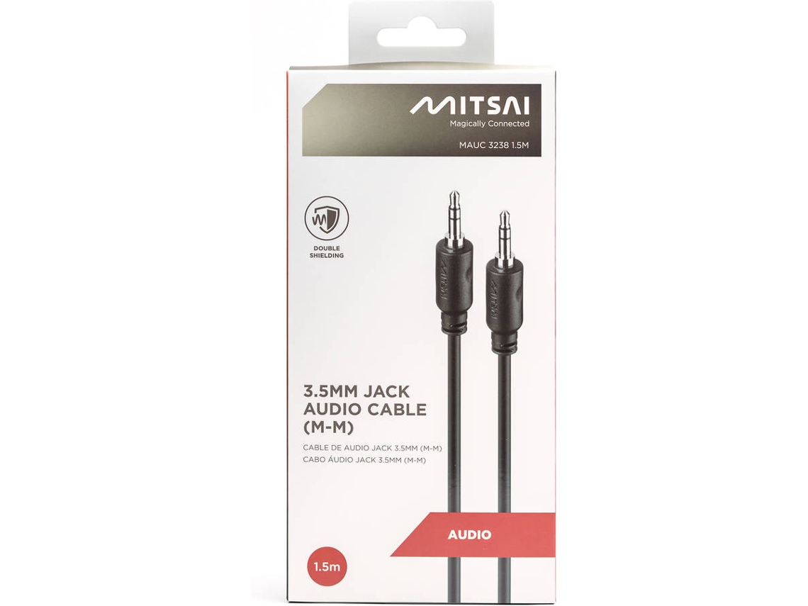 Cabo Audio MITSAI MAUC 3238 (M-M - 3.5mm - 1.5 m) | Worten.pt