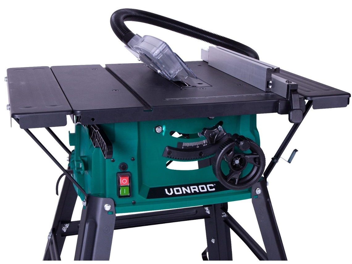 Serra VONROC Serra de Mesa 1500W 210Mm Incl Lâmina de Serra 40T e ...