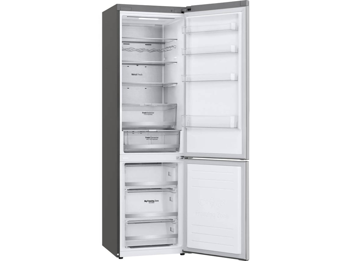 Frigorífico Combinado LG GBB72NSUCN (No Frost - 203 cm - 384 L - Inox ...