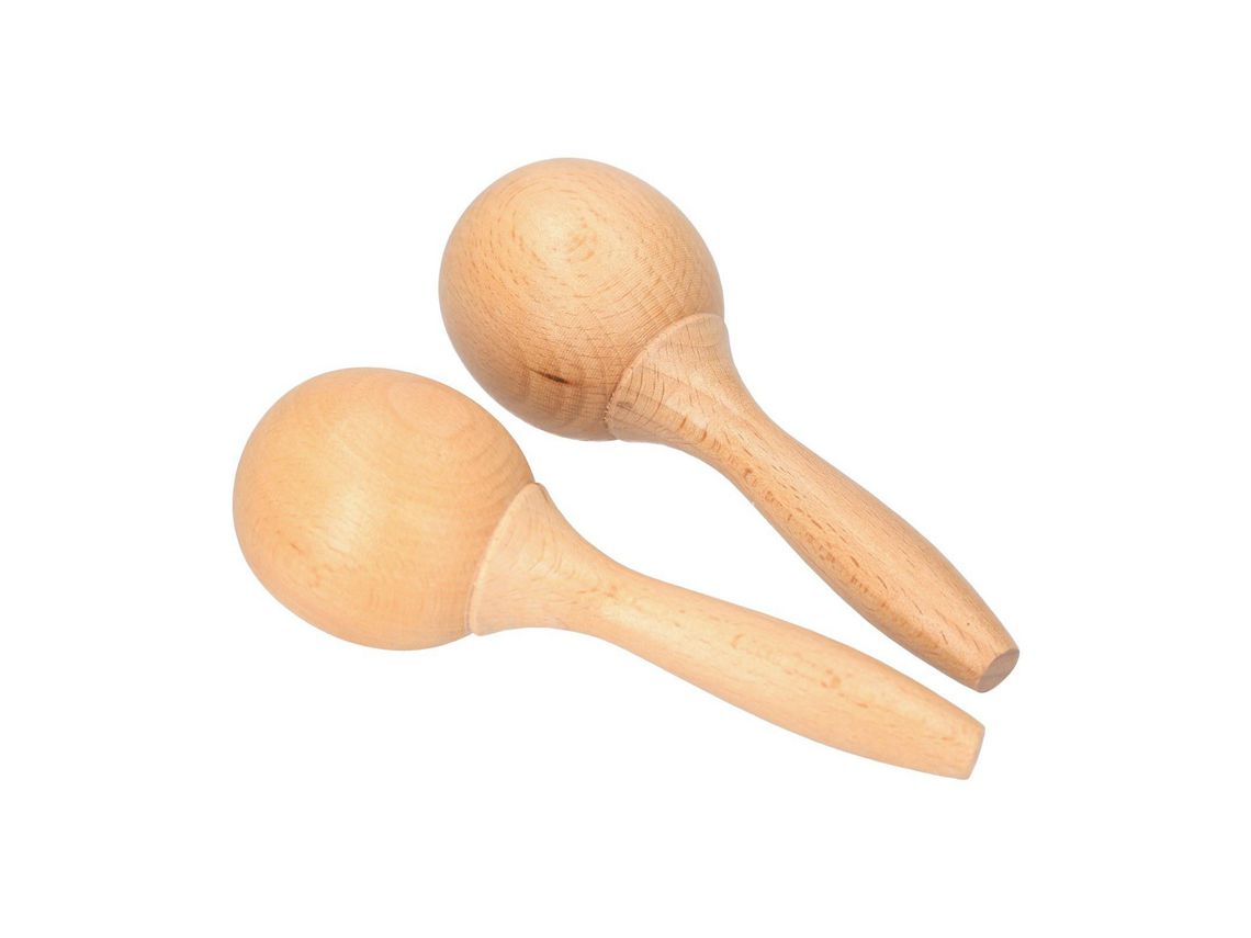 Beech Maraca Rumba Shaker Chocalhos Instrumento de Percussão de Madeira Maraca Par Percussão ...