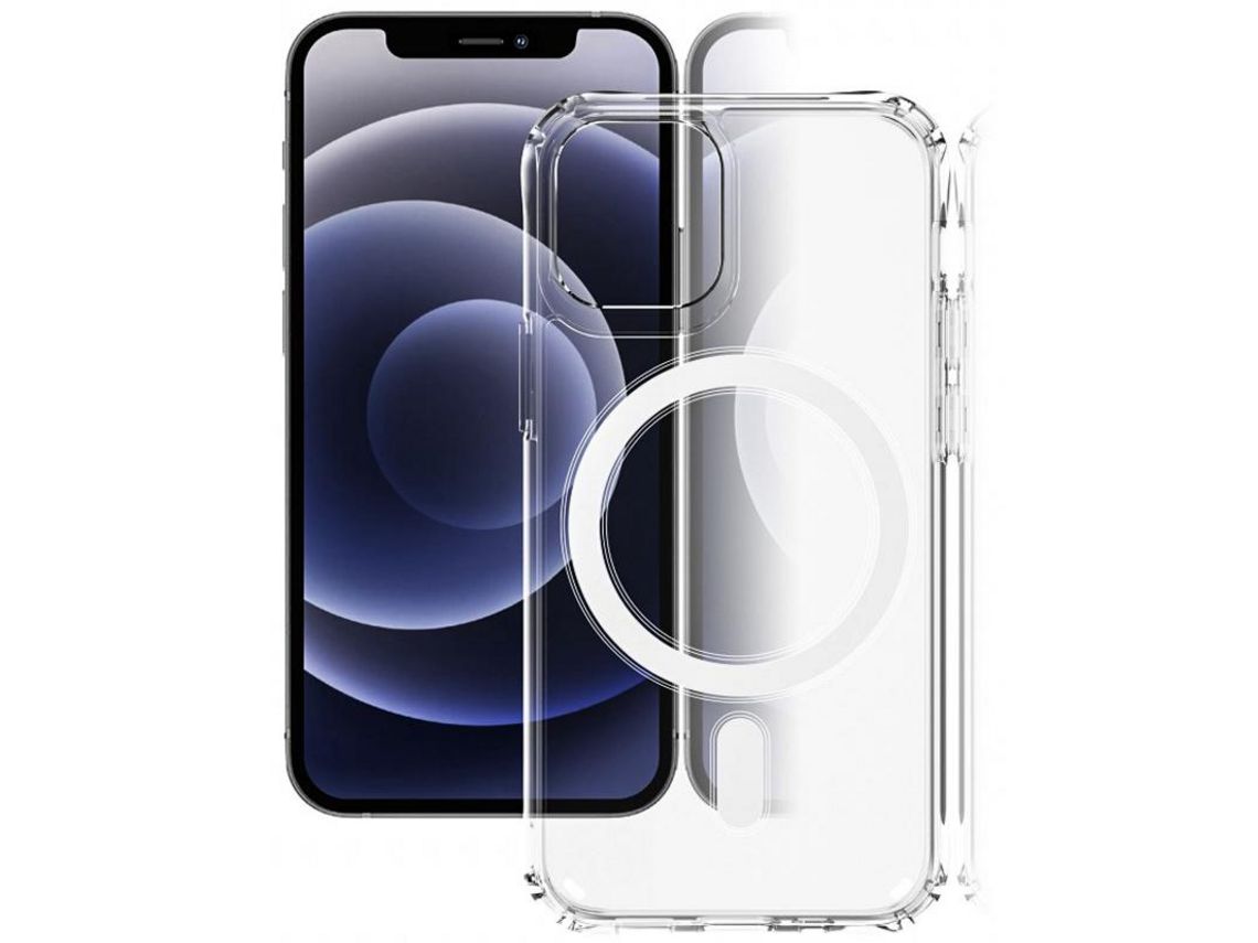 Capa GANDY para Apple iPhone 15 Pro Max Compatível com Magsafe Magnetic Transparente Clear ...