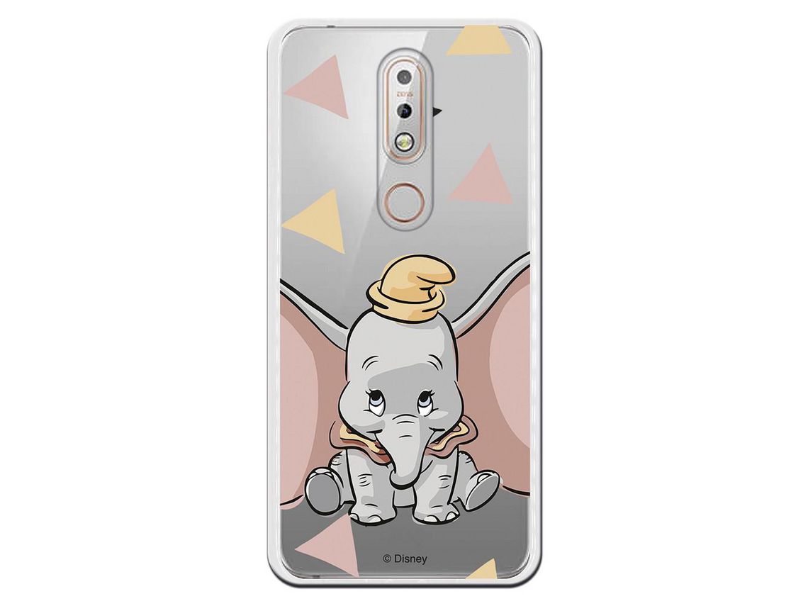 Capa Oficial Disney Dumbo Silhueta Transparente para Nokia 7.1 | Worten.pt