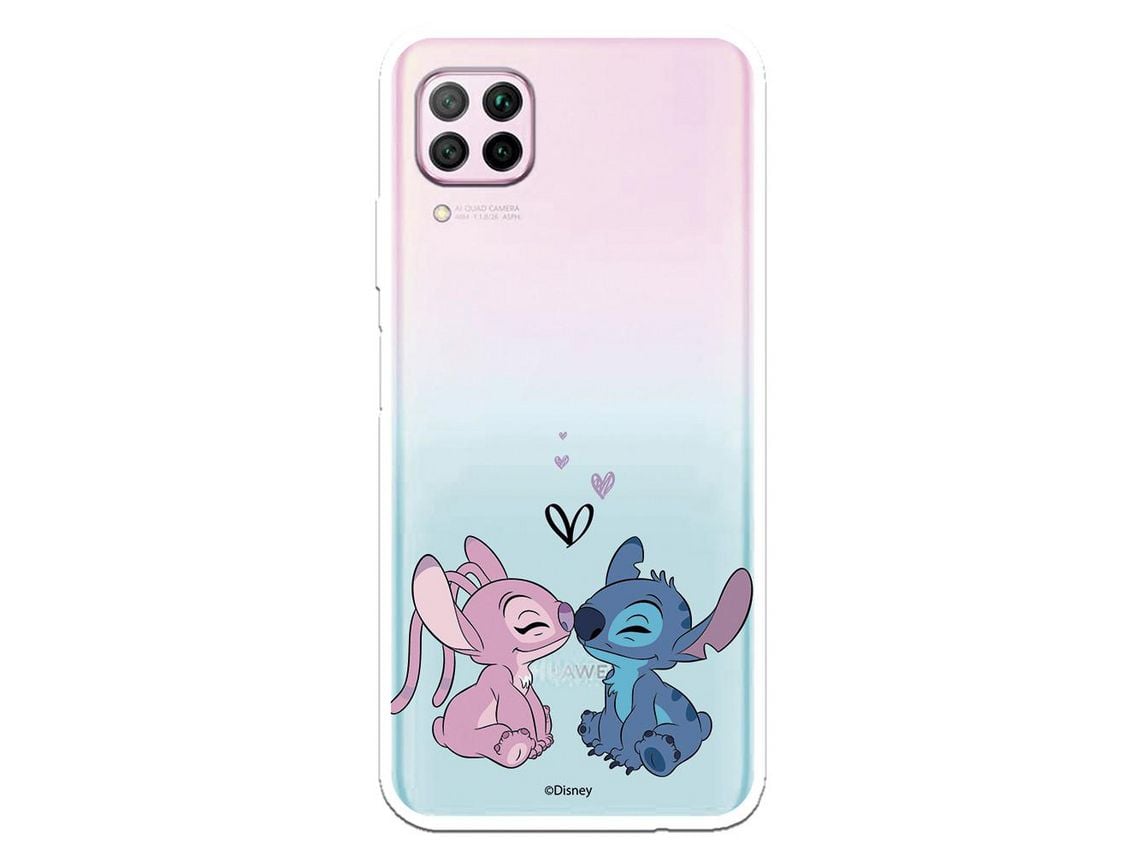 Capa para Huawei P40 Lite Oficial da Disney Angel & Stitch Beijo - Lilo ...