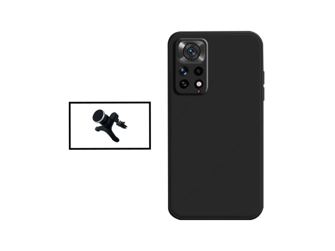 Kit Suporte Magnético Com Pernas + Capa Proteção Traseira Silicone para ...