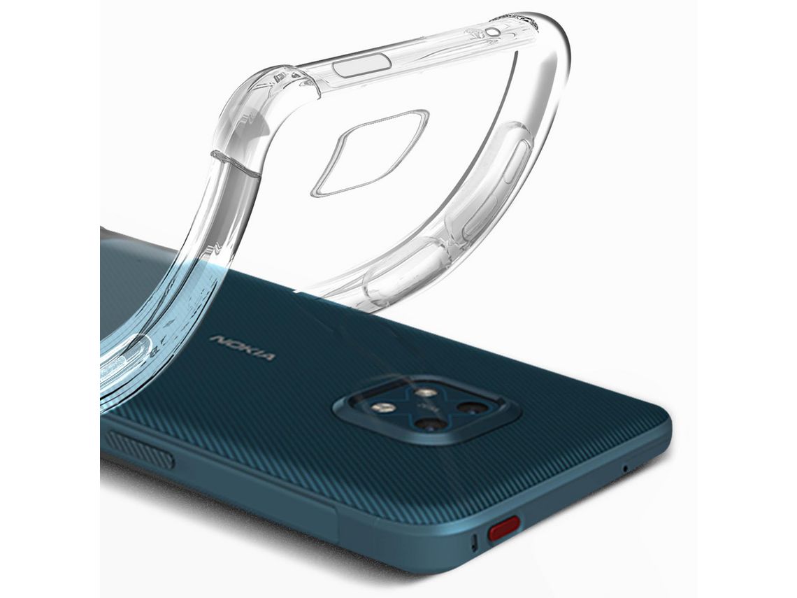 Pack de protecção Nokia XR20 capa macia e vidro temperado Transparente ...