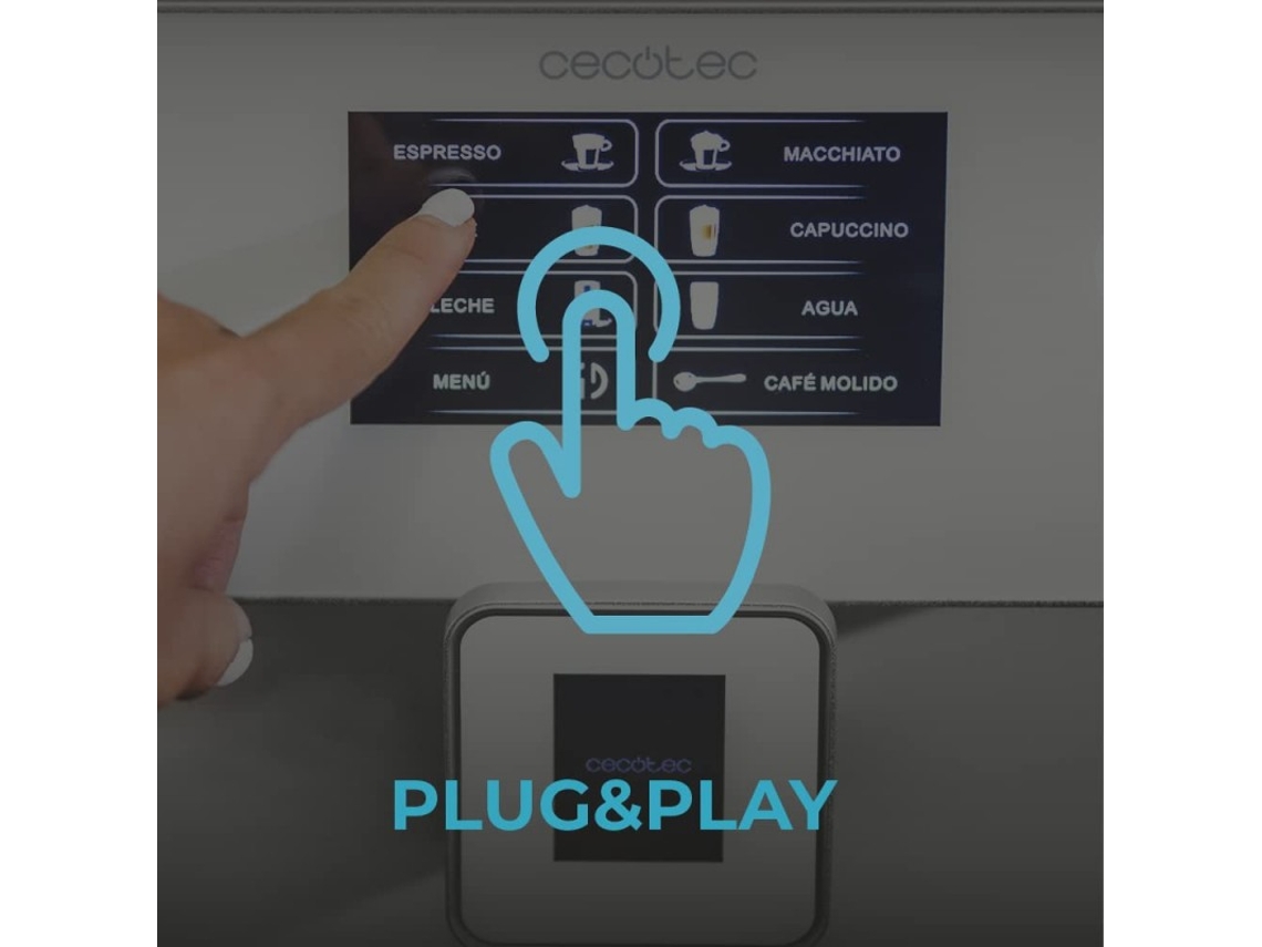 Máquina de Café Automática CECOTEC SuperPower Matic-Ccino 8000 | Worten.pt