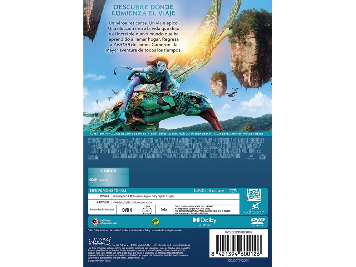 Avatar Ed. Remasterizada 2022 | Worten.pt