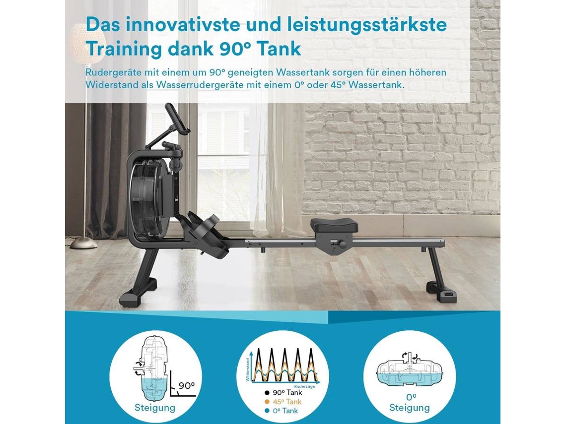 Máquina de Remo SKANDIKA aquático Mora Kinomap App Bluetooth | Worten.pt