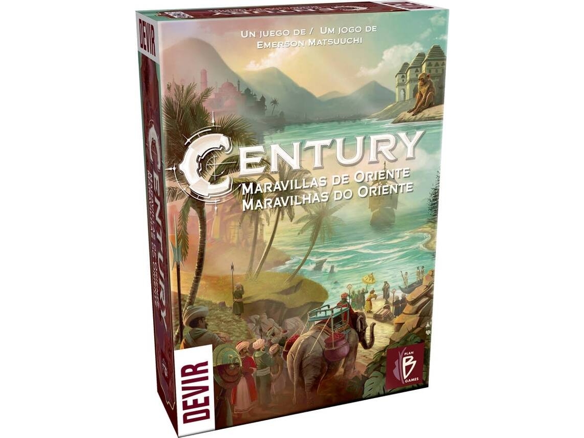 Jogo de Tabuleiro DEVIR Century 2: Maravilhas do Oriente (Idade Mínima: 8 - Nível Dificuldade ...