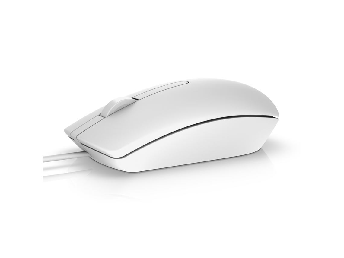 Rato DELL MS116 (USB - Casual - 1000 dpi - Branco) | Worten.pt