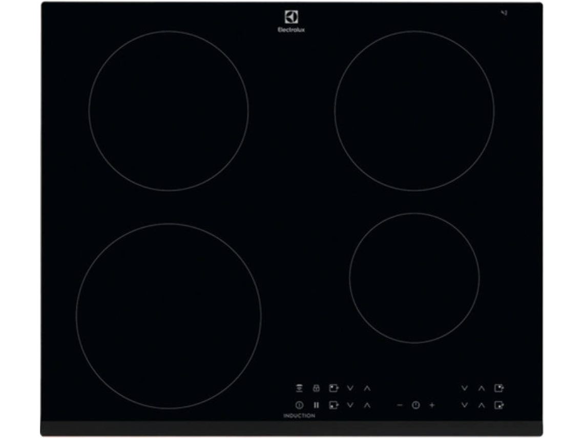 Placa de Indução ELECTROLUX LIT6043 (Elétrica - 59 cm - Preto) | Worten.pt