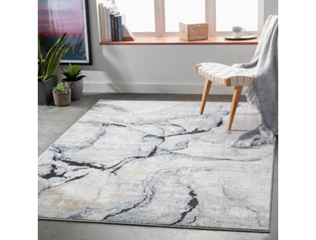 Tapete Abstracto Moderno SURYA Lyna (120 x 170 cm - Polipropileno ...