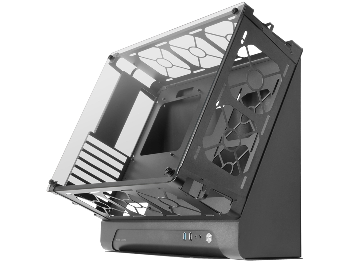 Caixa PC MARS GAMING MCB (ATX - Preto) | Worten.pt