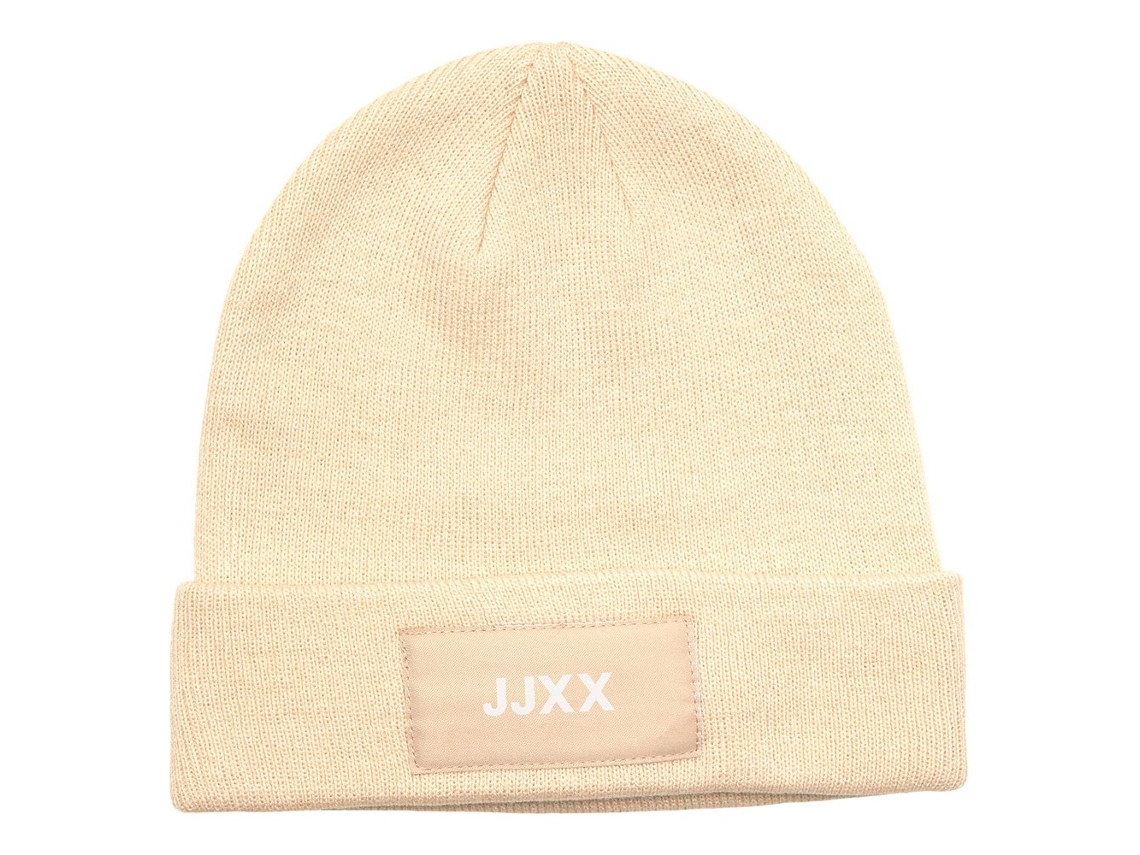 Gorro para Unisexo JJXX Basic logo Beige de Moda (Tamanho Único) | Worten.pt