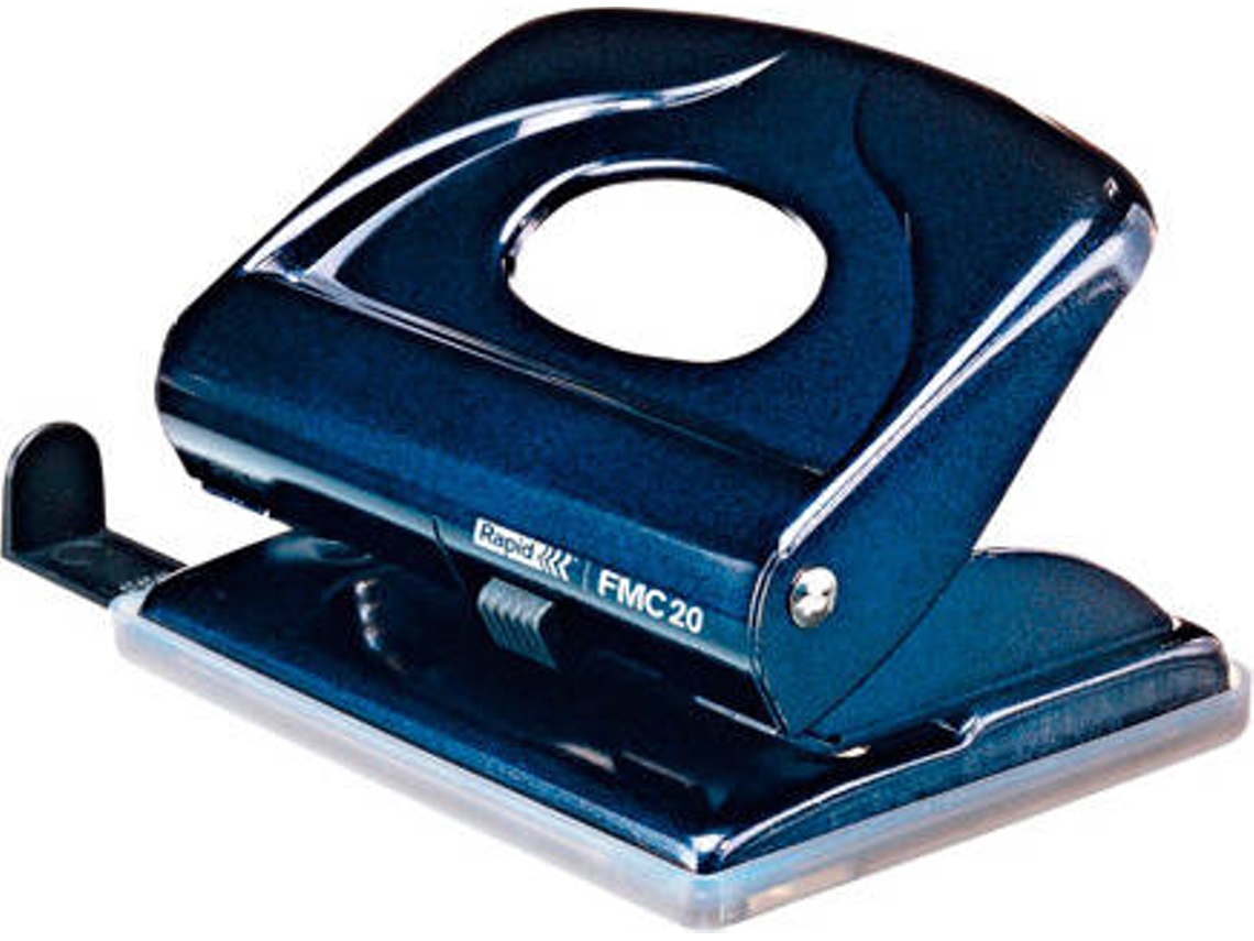 Furador RAPID Preto (2 furos - Capacidade de Furação: 20 folhas ...