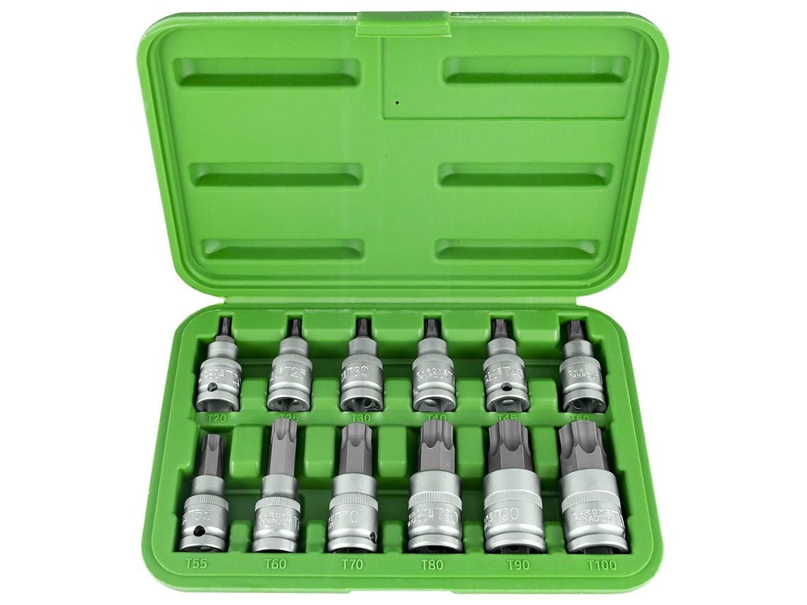 CAIXA DE 12 PE??AS 1/2 PONTA DE TORX JBM | Worten.pt