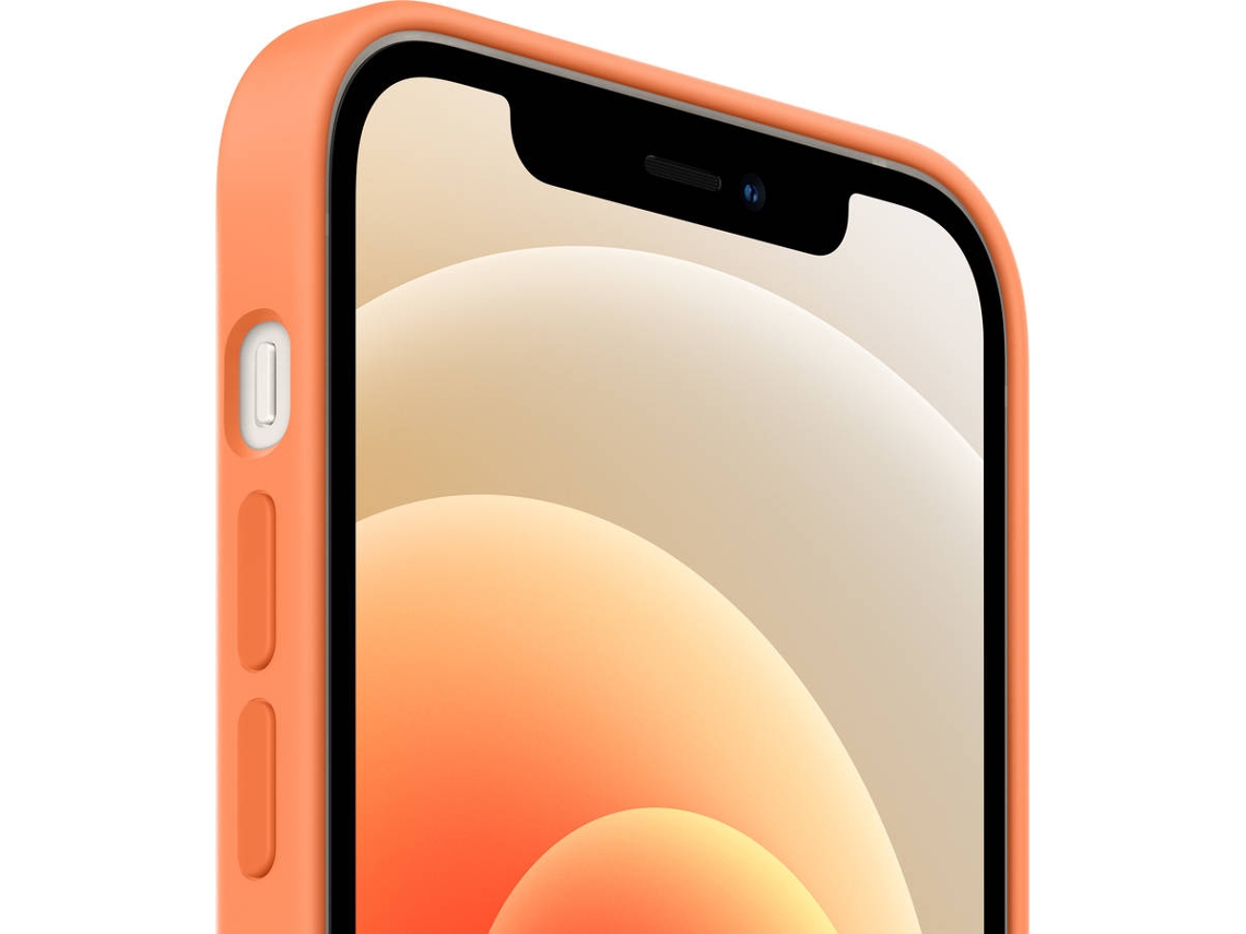 Capa MagSafe iPhone 12, 12 Pro APPLE Silicone Kumquat | Worten.pt