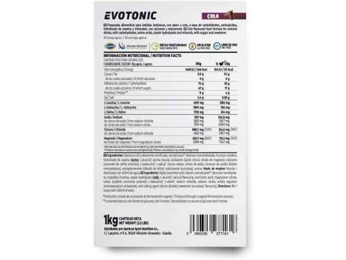 Suplemento Alimentar HSN Evotonic (1Kg) | Worten.pt