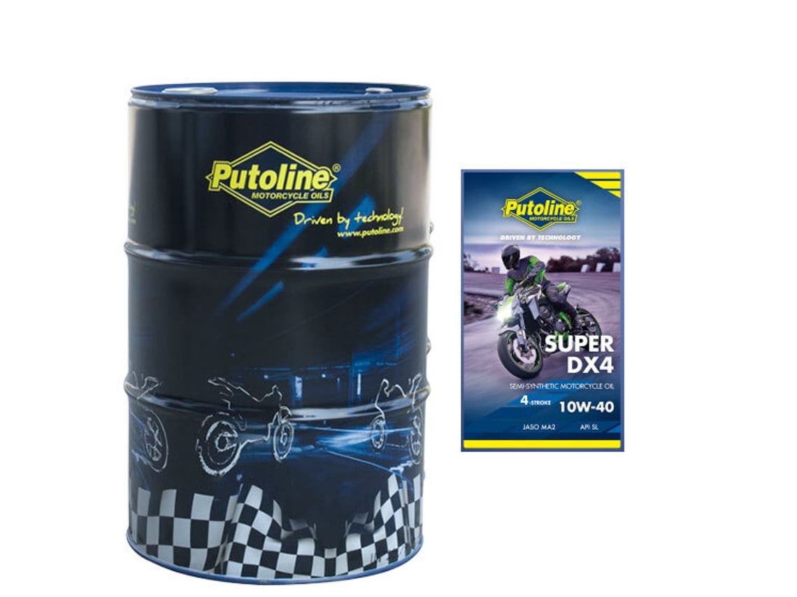 Óleo de Motorizada 4T Semi-Sintético em Barril PUTOLINE 10W-40 Super ...