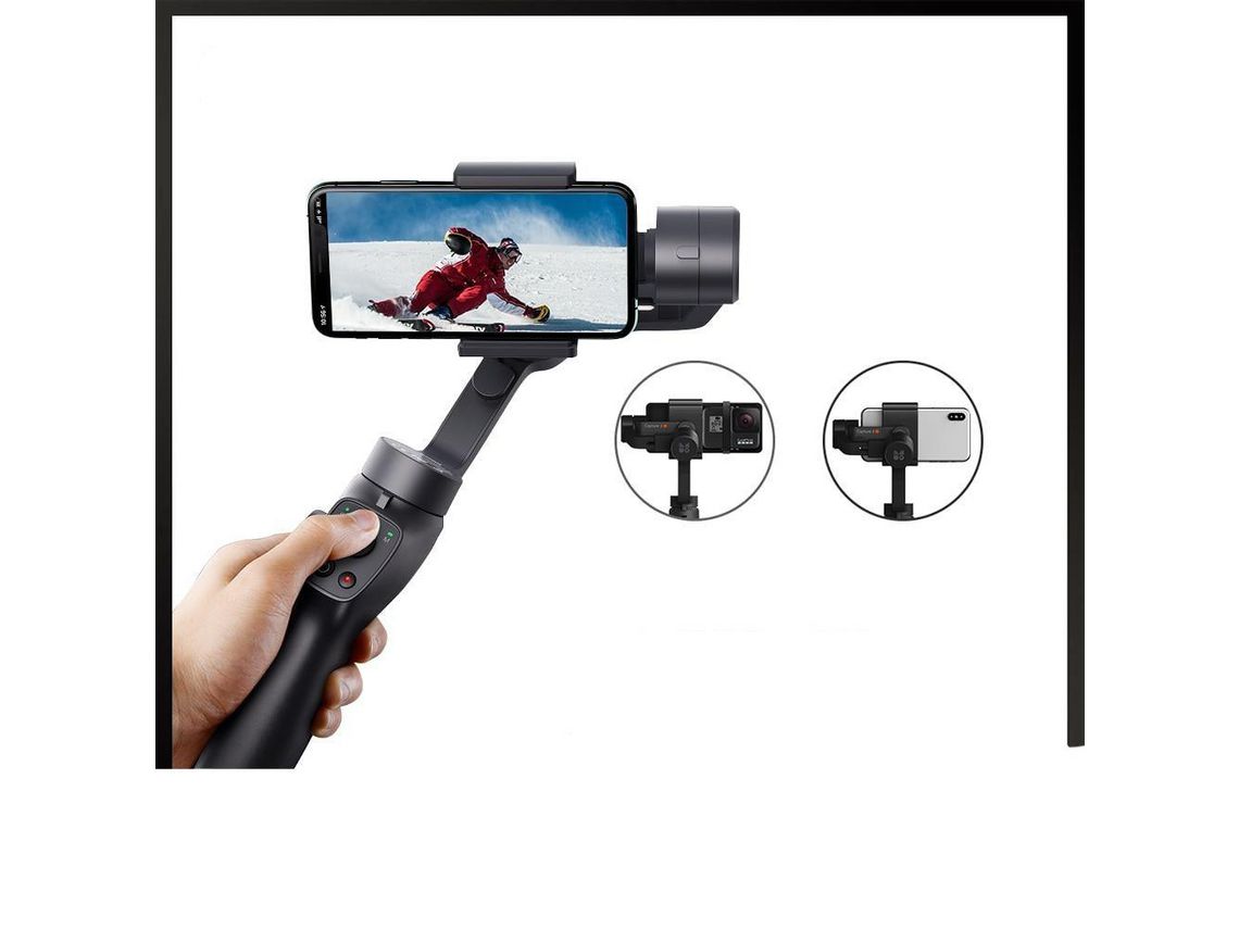 Estabilizador Gimbal Profissional Suave para Smartphone Android Celular ...