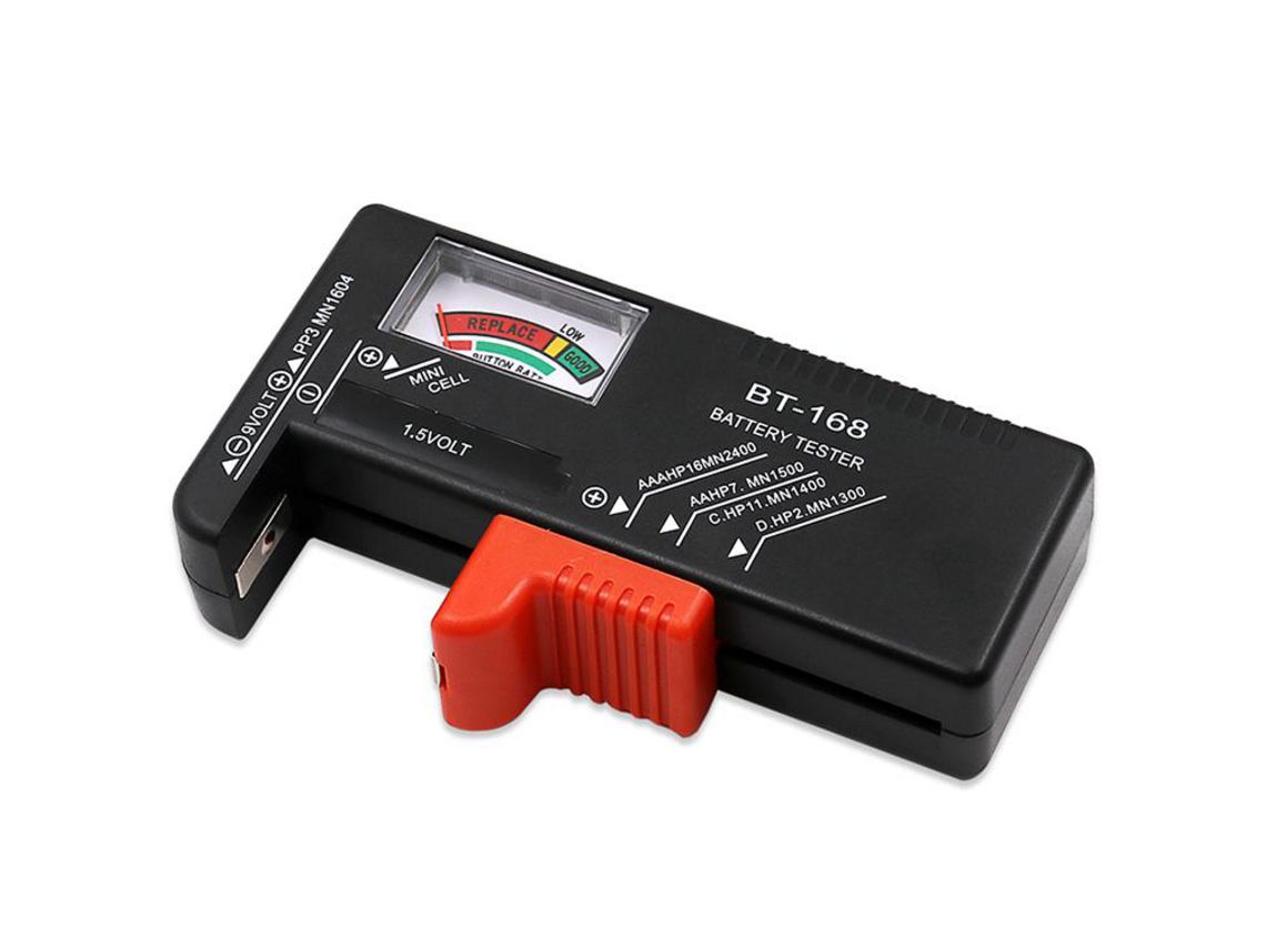 Baterias Bt-168 Aa/Aaa/C/D/9V/1,5V Bateria de Botão Universal Medidor Codificado Por Cores ...