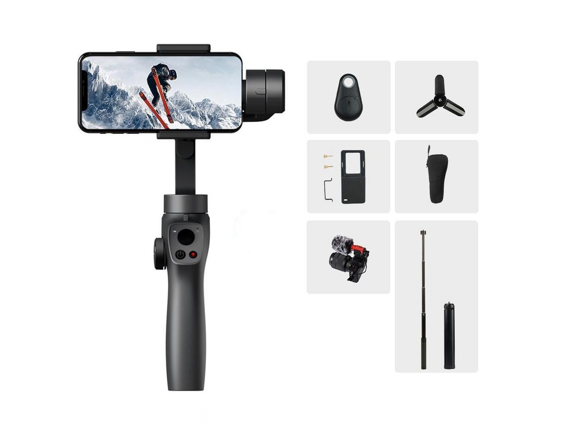 Estabilizador Gimbal Profissional Suave para Smartphone Android Celular ...