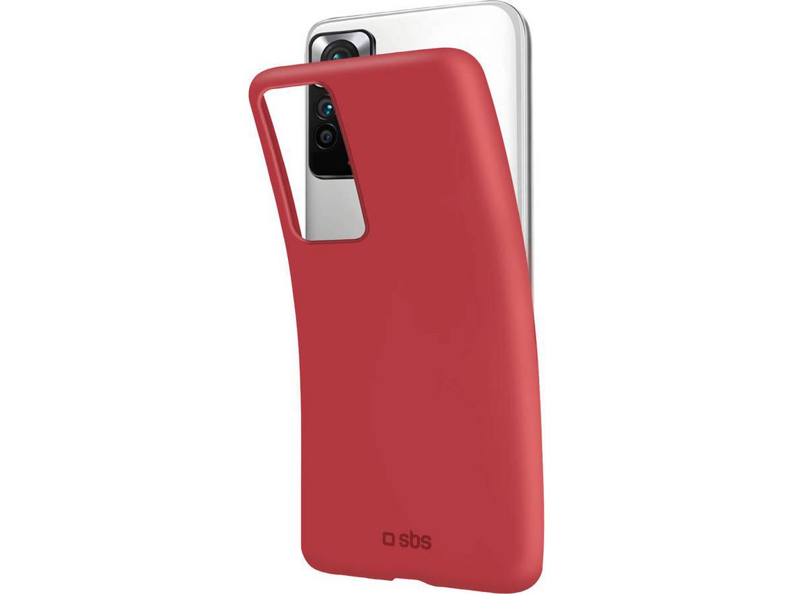 Capa Xiaomi Redmi Note 11S SBS Sensity Vermelho | Worten.pt