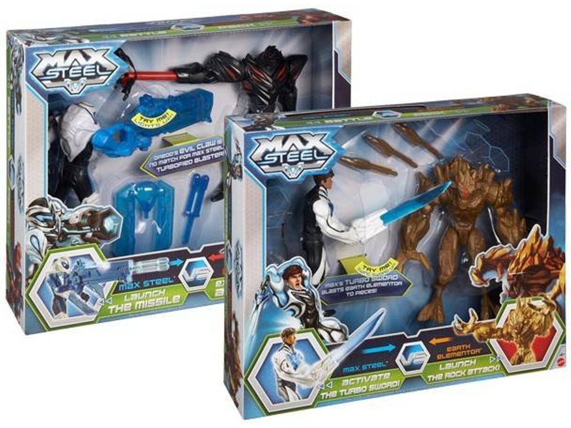 Figura MAX STEEL Max Steel Pack De Batalla (Unidad) (Idade Mínima: 4 ...