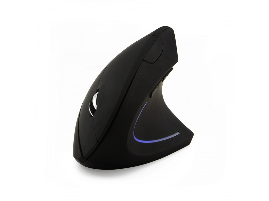 Mouse Ótico Ergonômico Vertical Sem Fio 2.4G, Reduz A Dor No Pulso, 5 ...